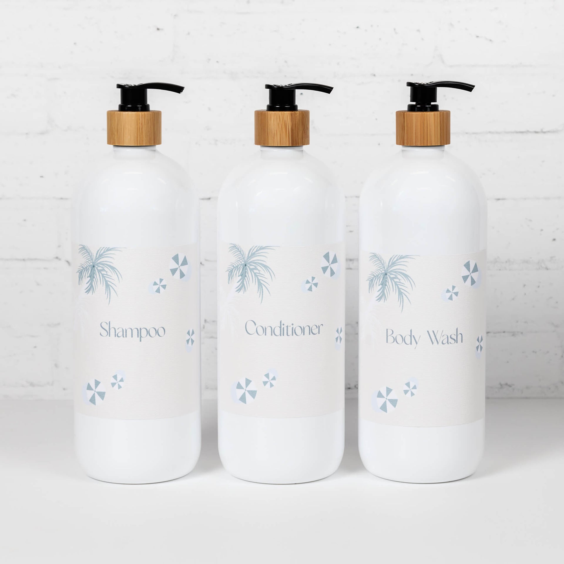 Buy Refillable Bathroom Shampoo Bottle Labels | Australia – Pretty ...