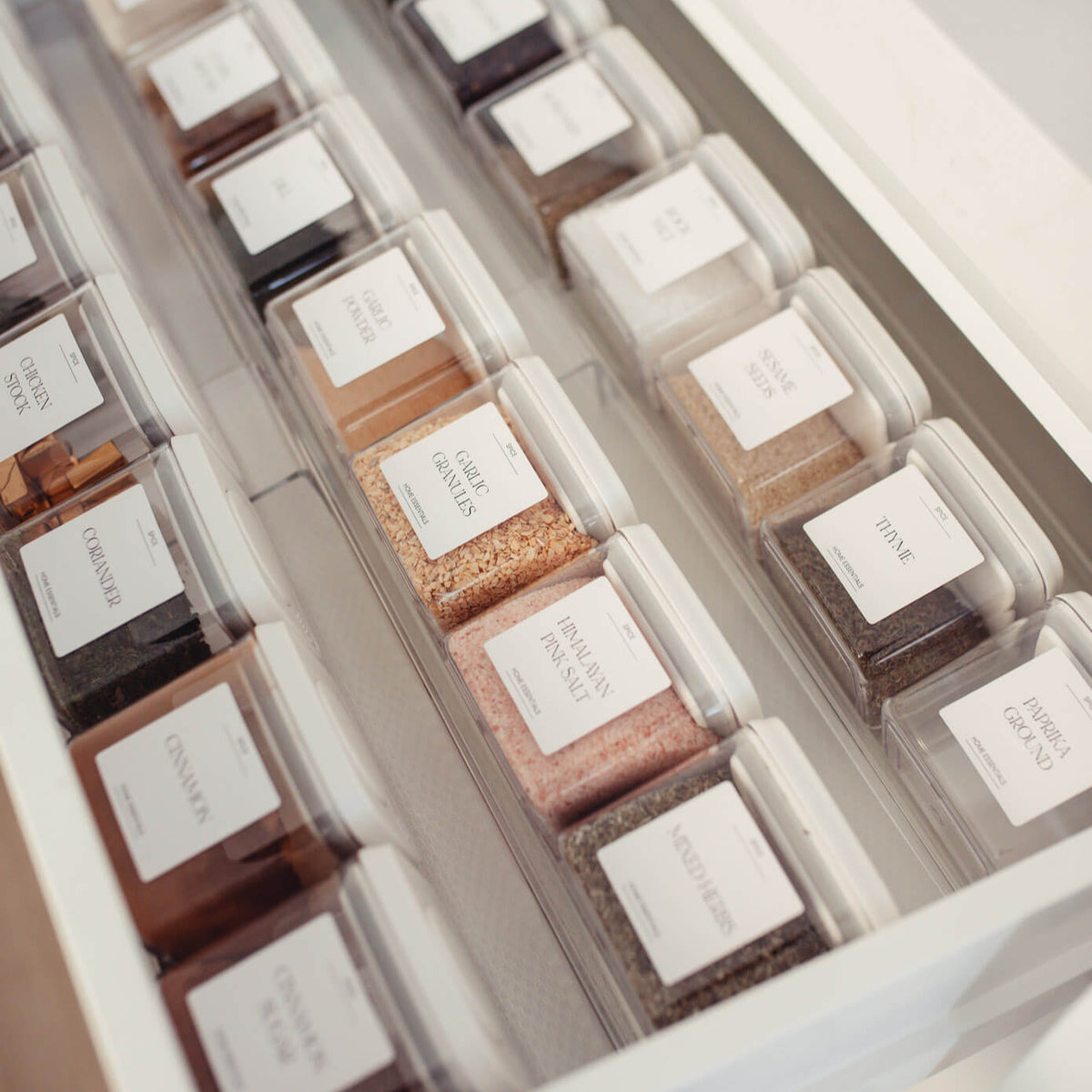 Luxe Minimalist Spice Labels | Stickers for Herb & Spice Jars – Pretty ...