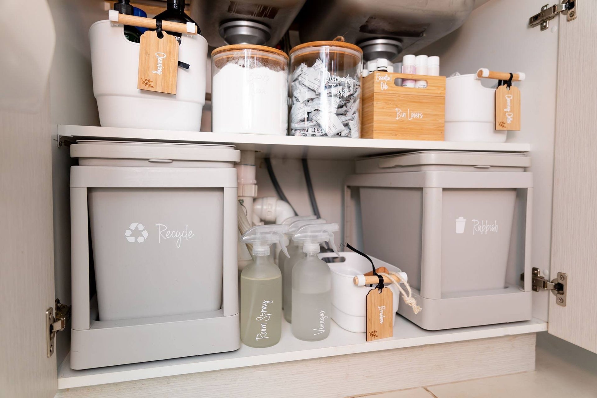 Rubbish Bin Recycling Labels | Organise Your Waste & Recycling Bin ...