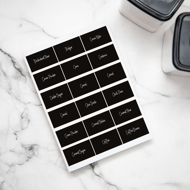 Spice Jar Labels - Buy Labels for Kitchen Online | Pretty Little Designs