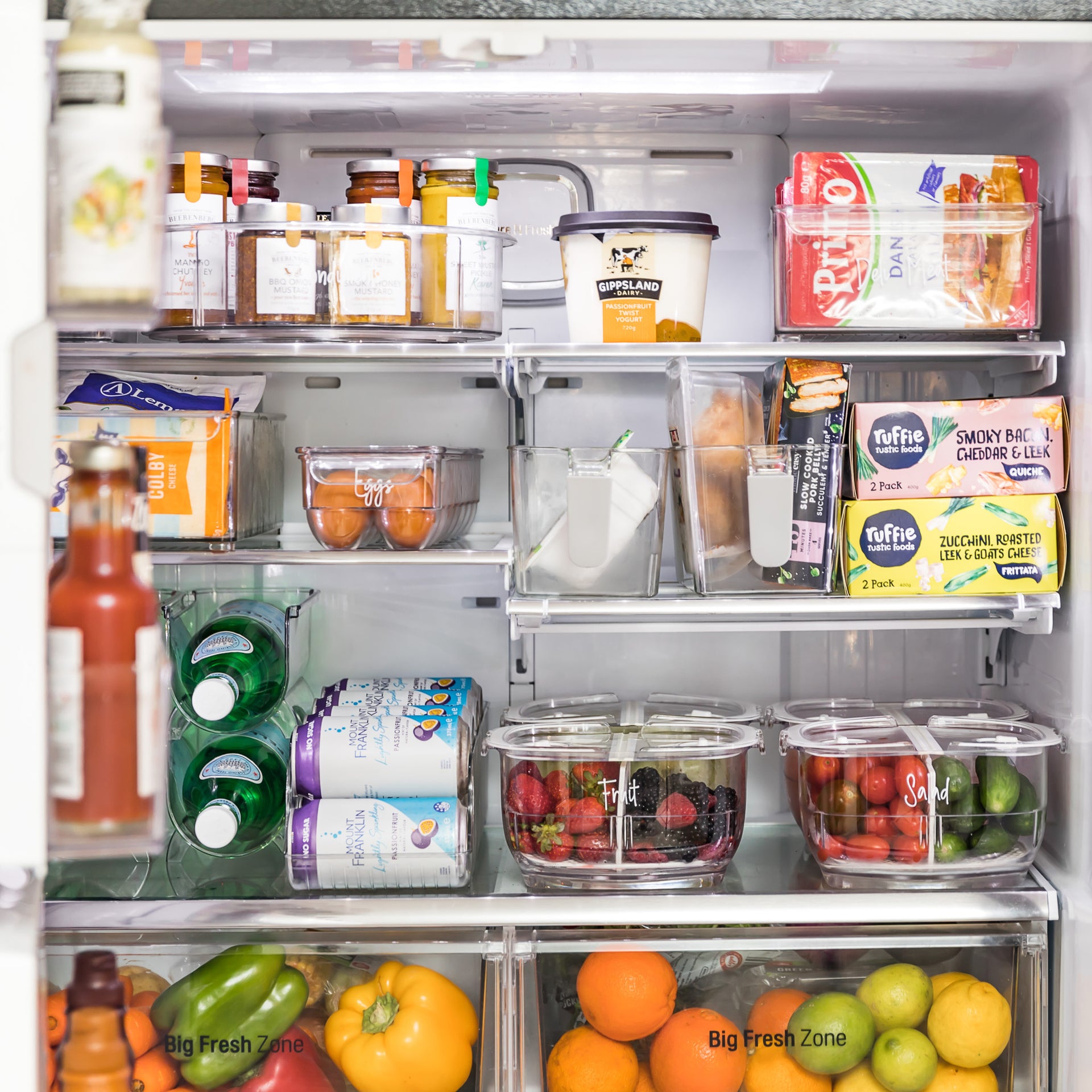 Fridge Organisation & Storage Containers – Pretty Little Designs Pty Ltd