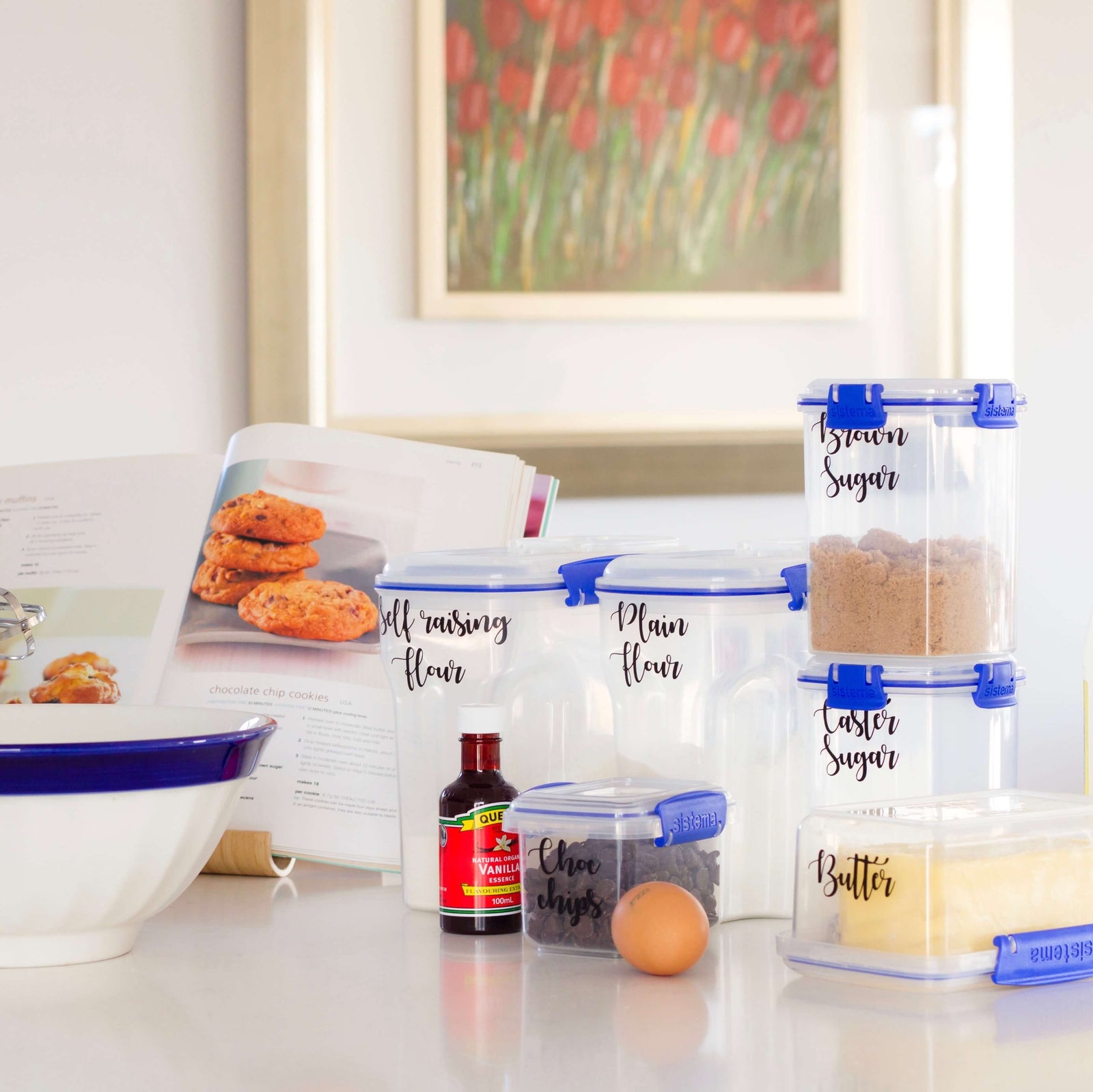 Personalised Custom Kitchen Pantry Labels | Pretty Little Designs