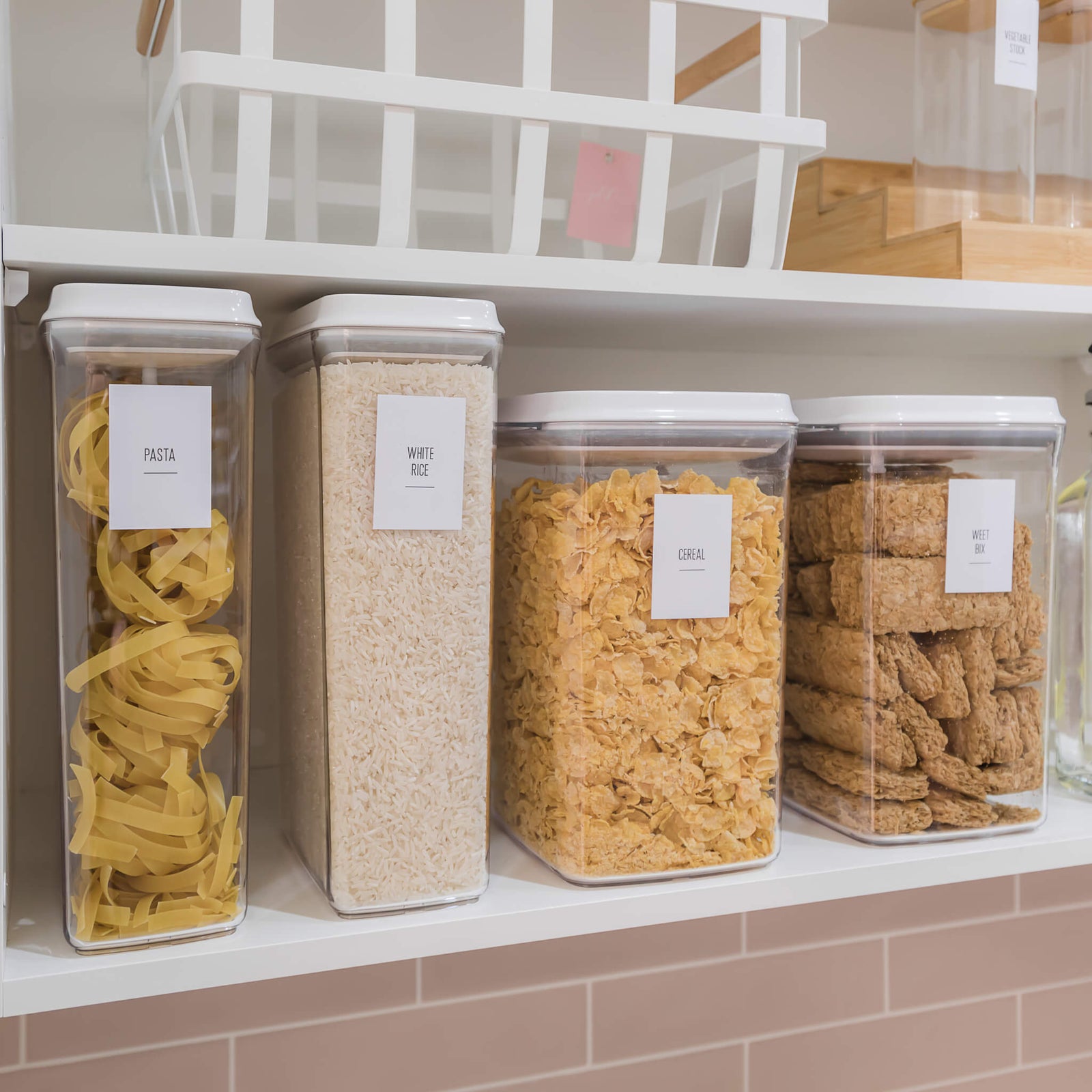 Pantry Labels | Pantry Storage Container | Pretty Little Designs