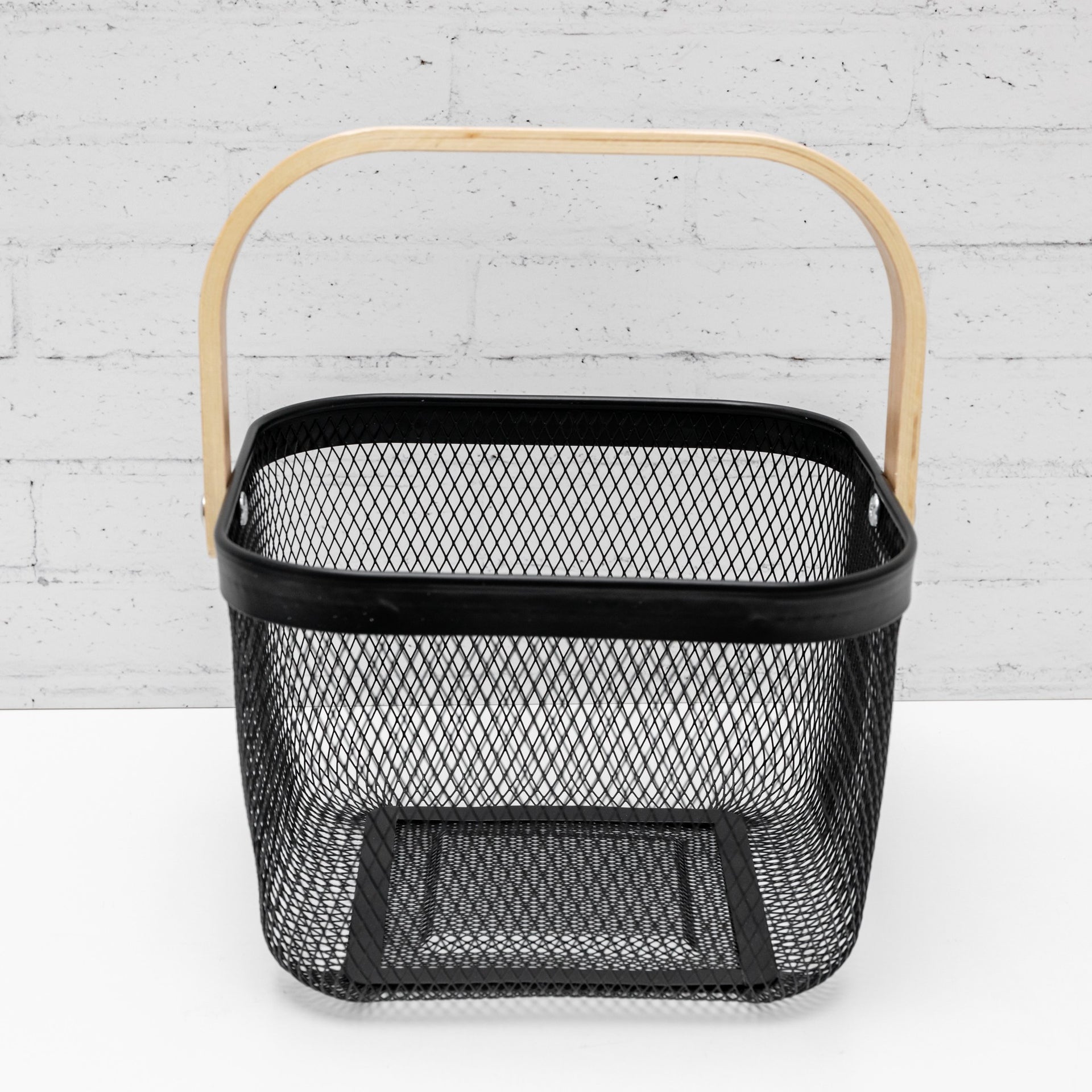 Small Black Neatly Wired Storage Basket | Pretty Little Designs