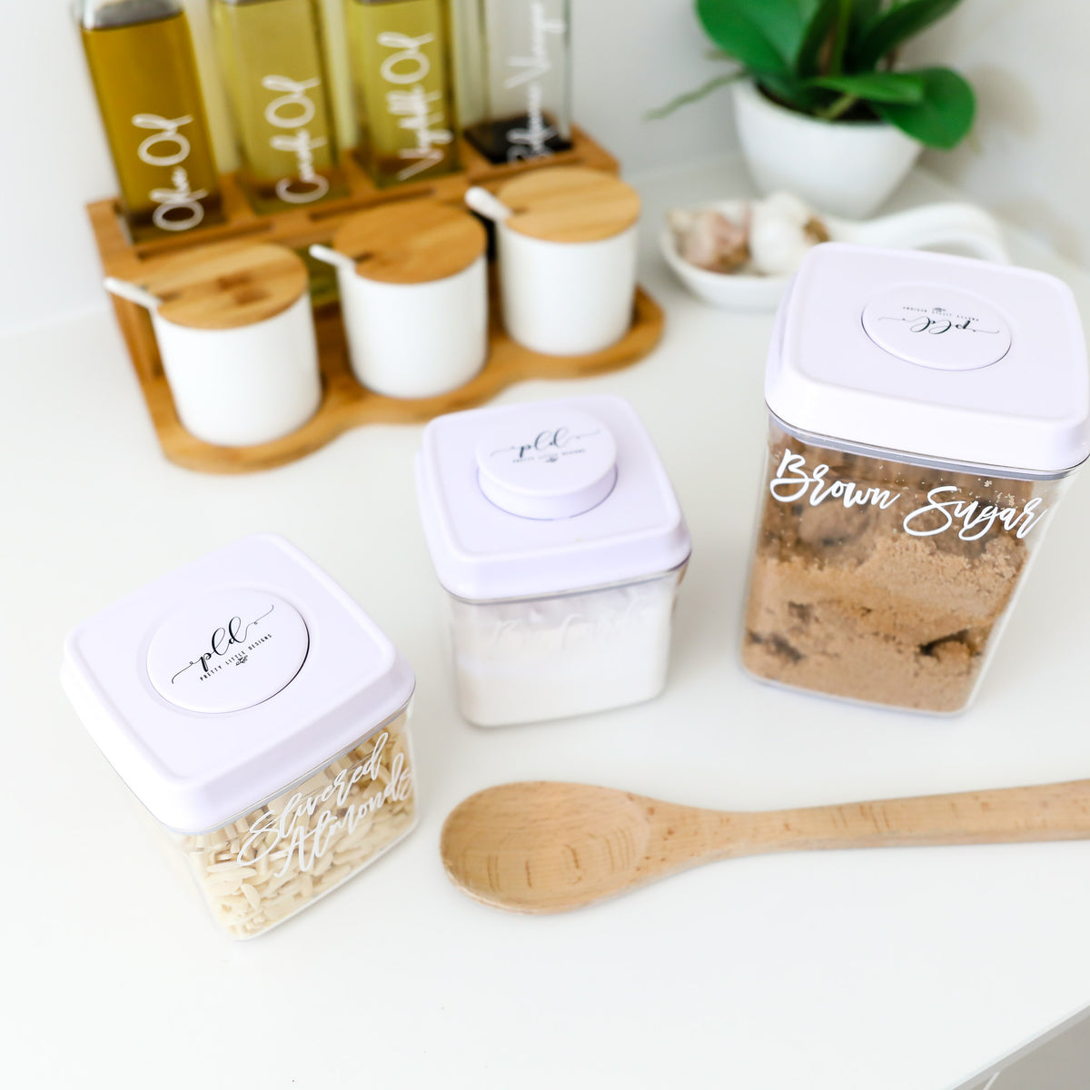 Push Top Pantry Containers | Pretty Little Designs – Pretty Little ...