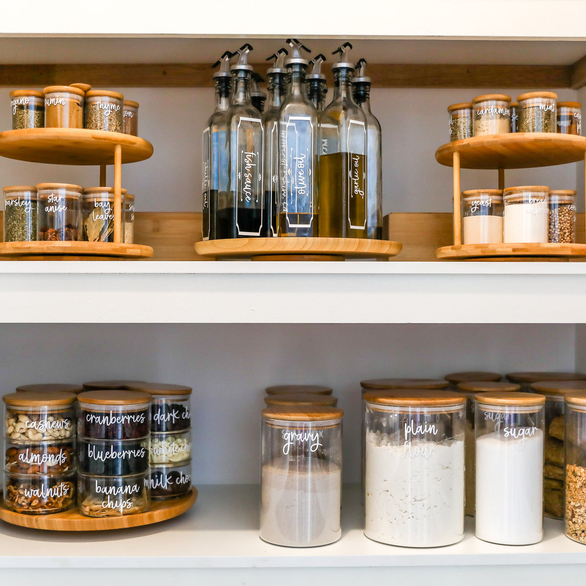 Personalised Custom Kitchen Pantry Labels | Pretty Little Designs