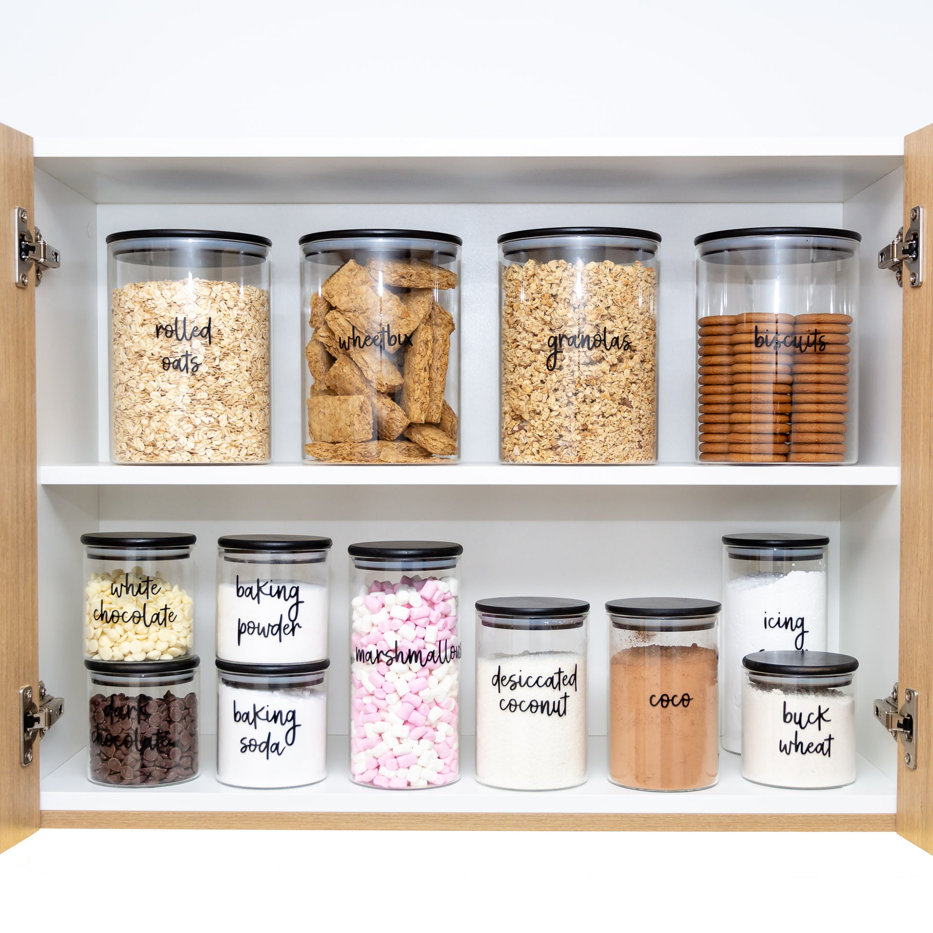 Personalised Custom Kitchen Pantry Labels | Pretty Little Designs