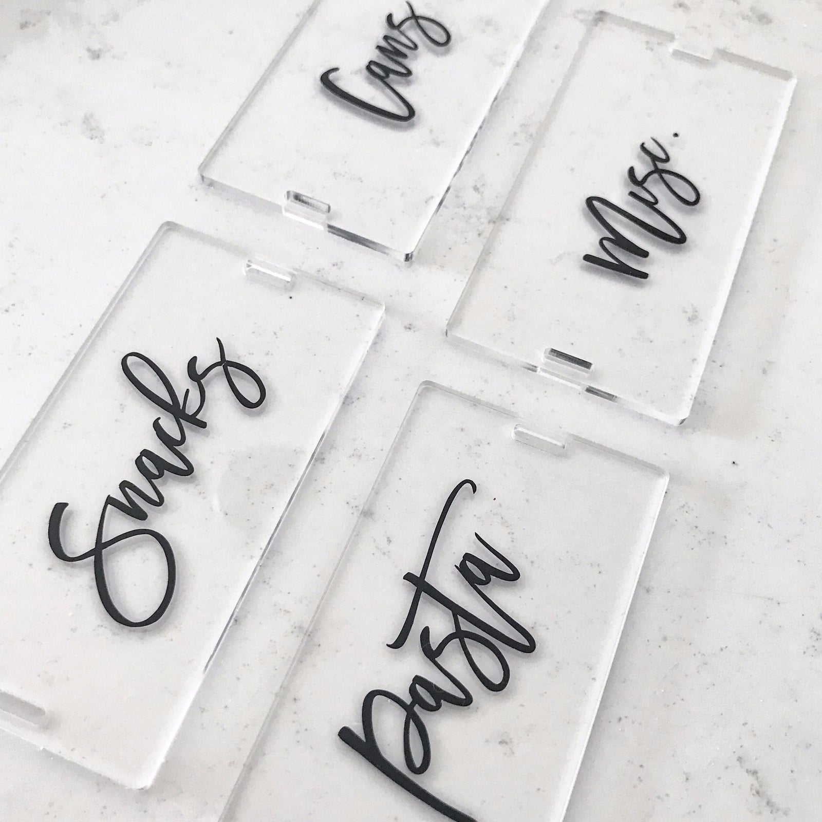 Acrylic Tag / Bamboo Tag & Label | Pretty Little Designs